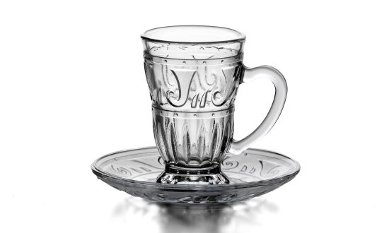 CUPS + SAUCERS | Pyramid Glass