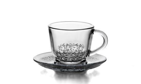 CUPS + SAUCERS | Pyramid Glass